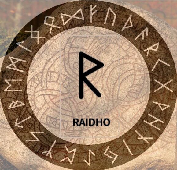 Runen Alphabet - RAIDO | Inana